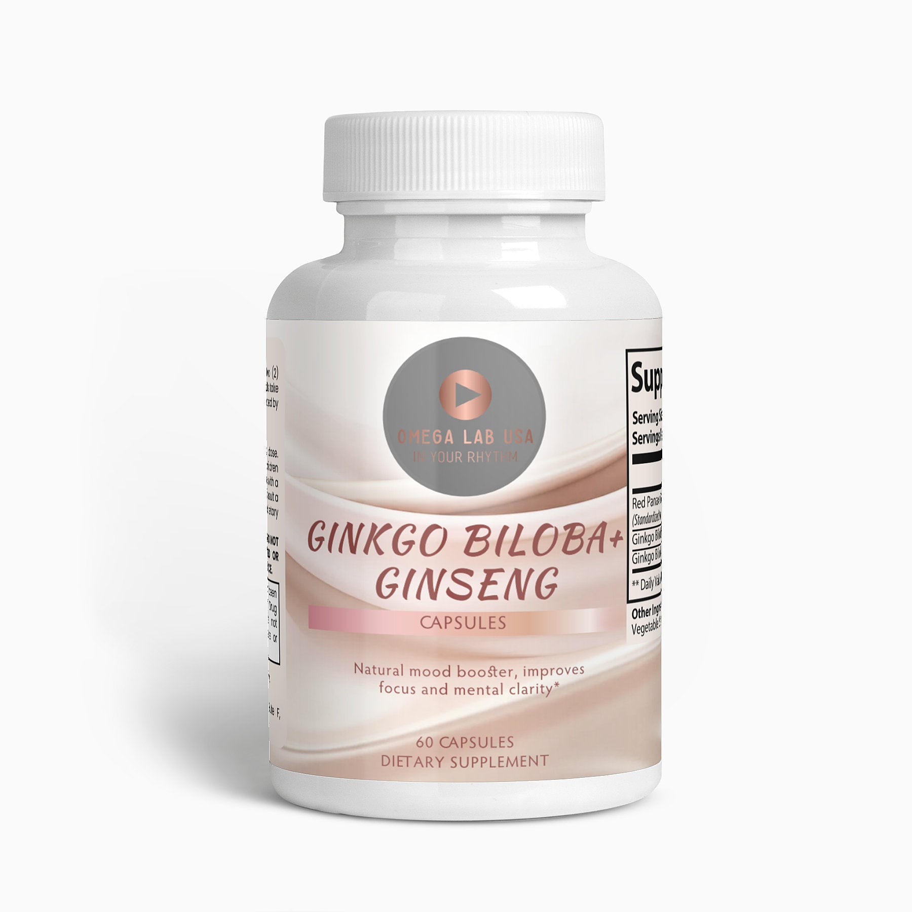 Ginkgo Biloba + Ginseng – Omega Lab USA